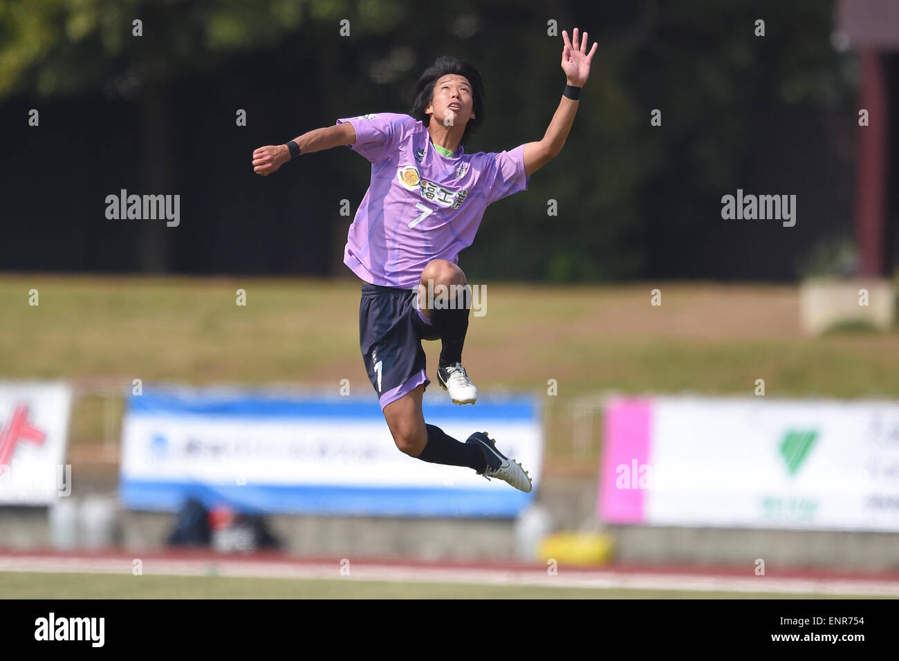 Mitsuzawa stadium, Kanagawa, Japan. 10th May, 2015. Masaya Sato (MYFC ...