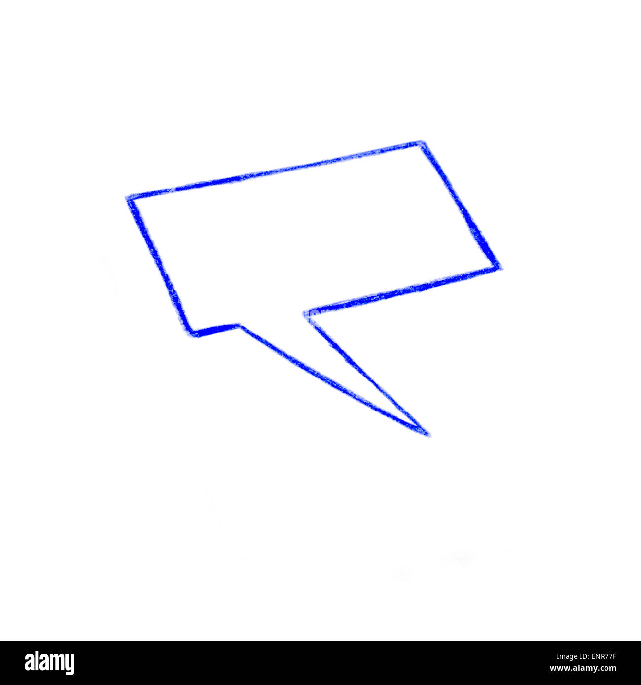 talk box isolated on white background Stock Photo - Alamy