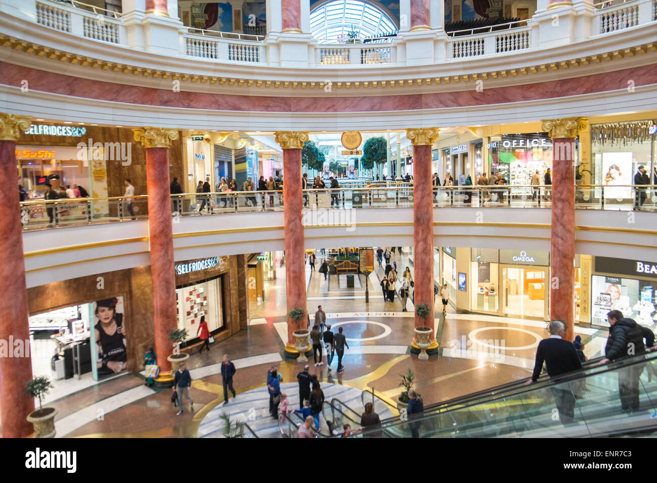 Trafford Centre,Manchester,England.Huge covered shopping,retail therapy ...