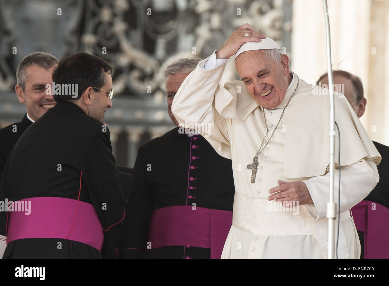 A Papal Audience with Pope Francis held in St. Peter's Square Featuring ...