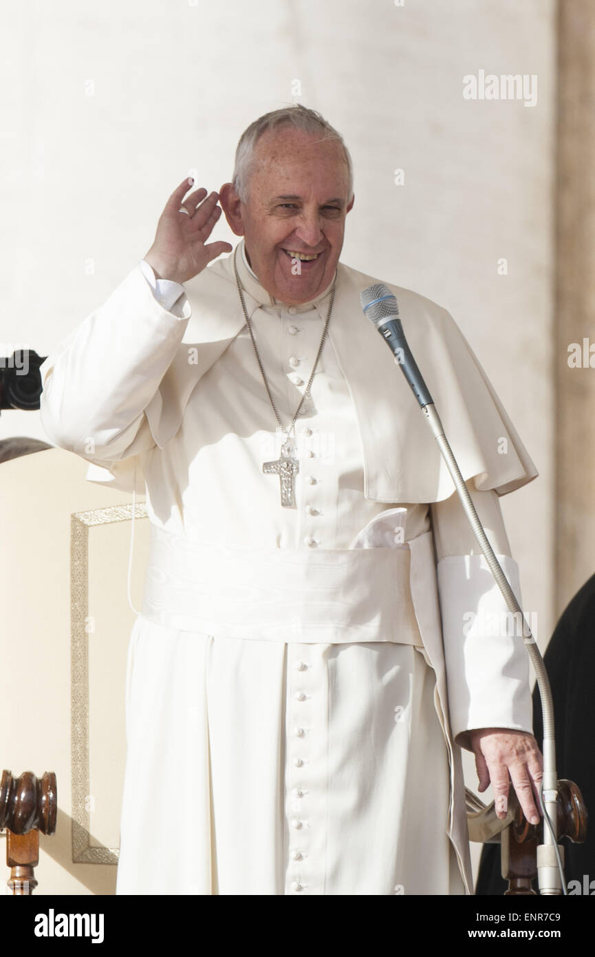 A Papal Audience with Pope Francis held in St. Peter's Square Featuring ...
