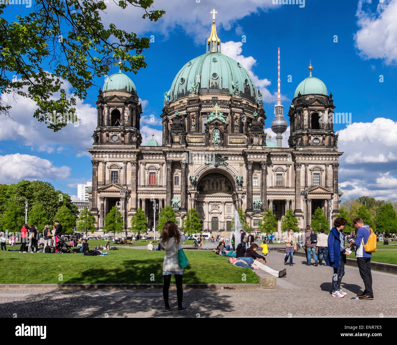 Berlin Cathedral Berliner Dom exterior - Historic Protestant church on ...
