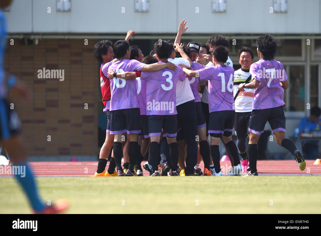 Mitsuzawa stadium, Kanagawa, Japan. 10th May, 2015. MYFC/Fujieda MYFC ...