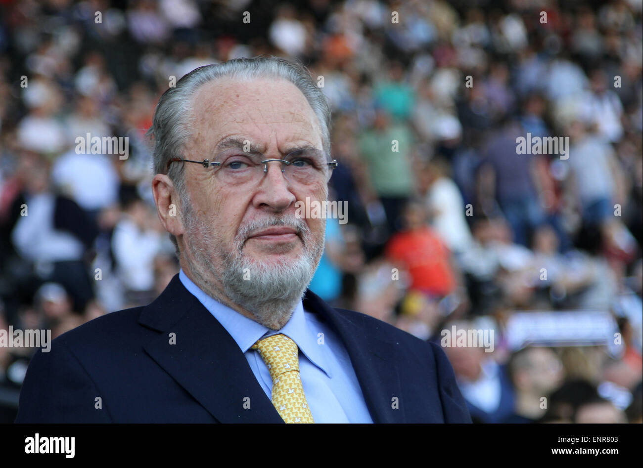 ITALY, Udine: Udinese's Patron Giampaolo Pozzo looks during the Italian ...