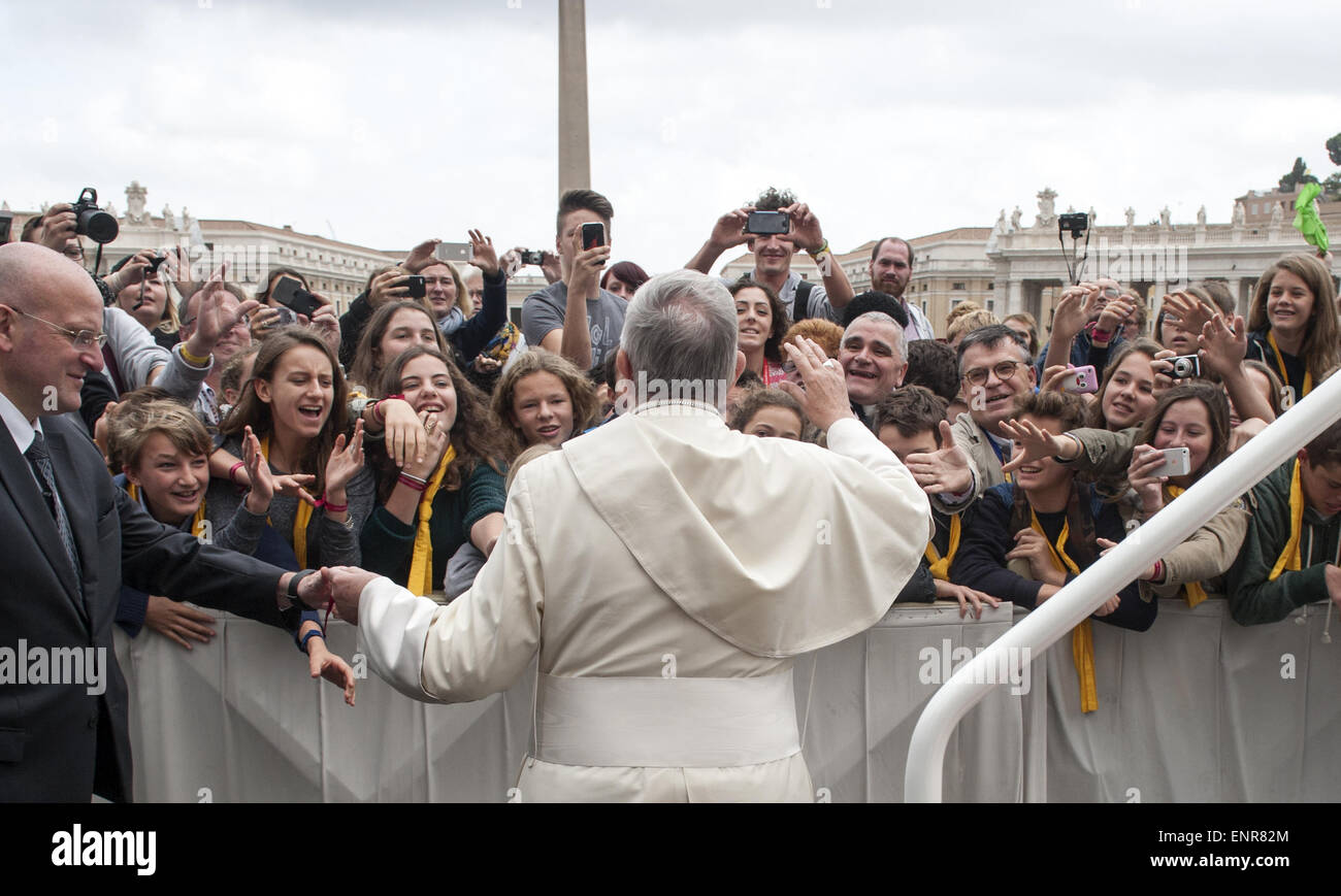 A Papal Audience with Pope Francis held in St. Peter's Square Featuring ...