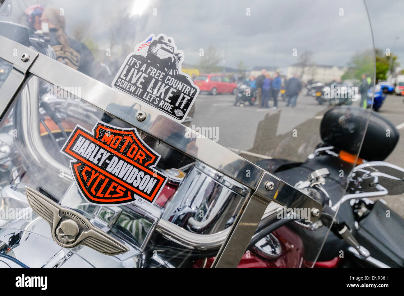 Carrickfergus, Northern Ireland. 10 May 2015. Quay Vipers Motorcycle ...