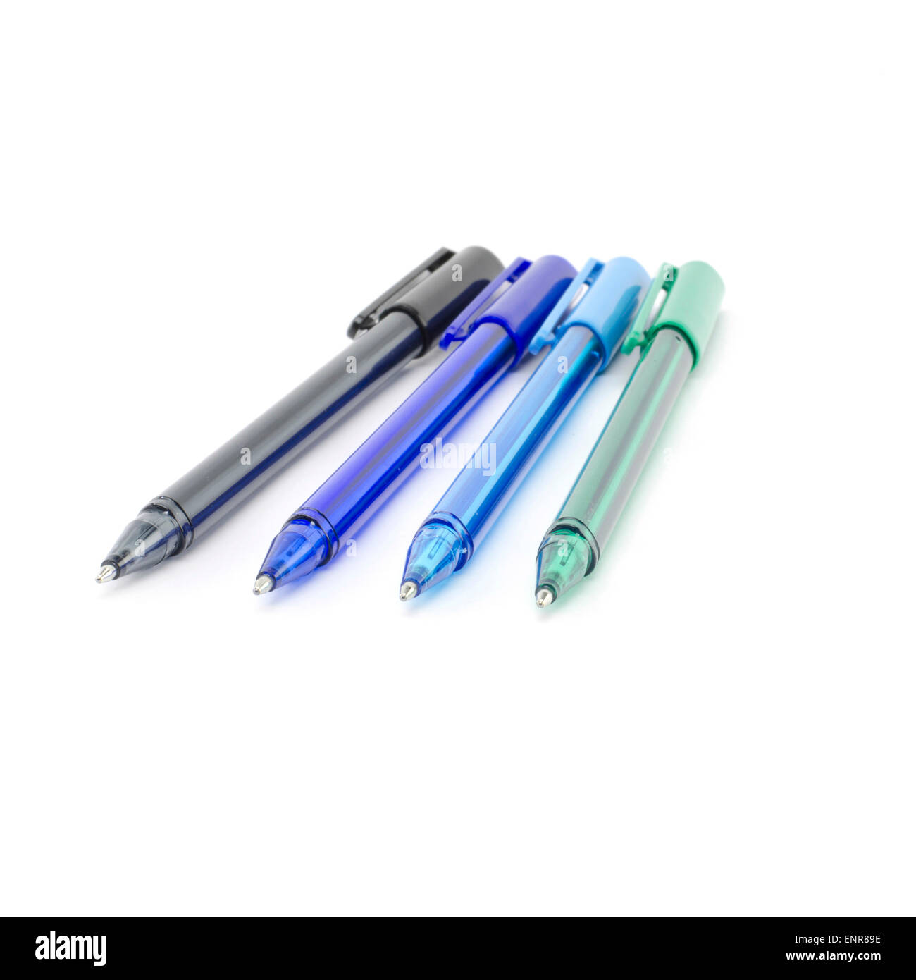 colorful pens isolated on white background Stock Photo - Alamy