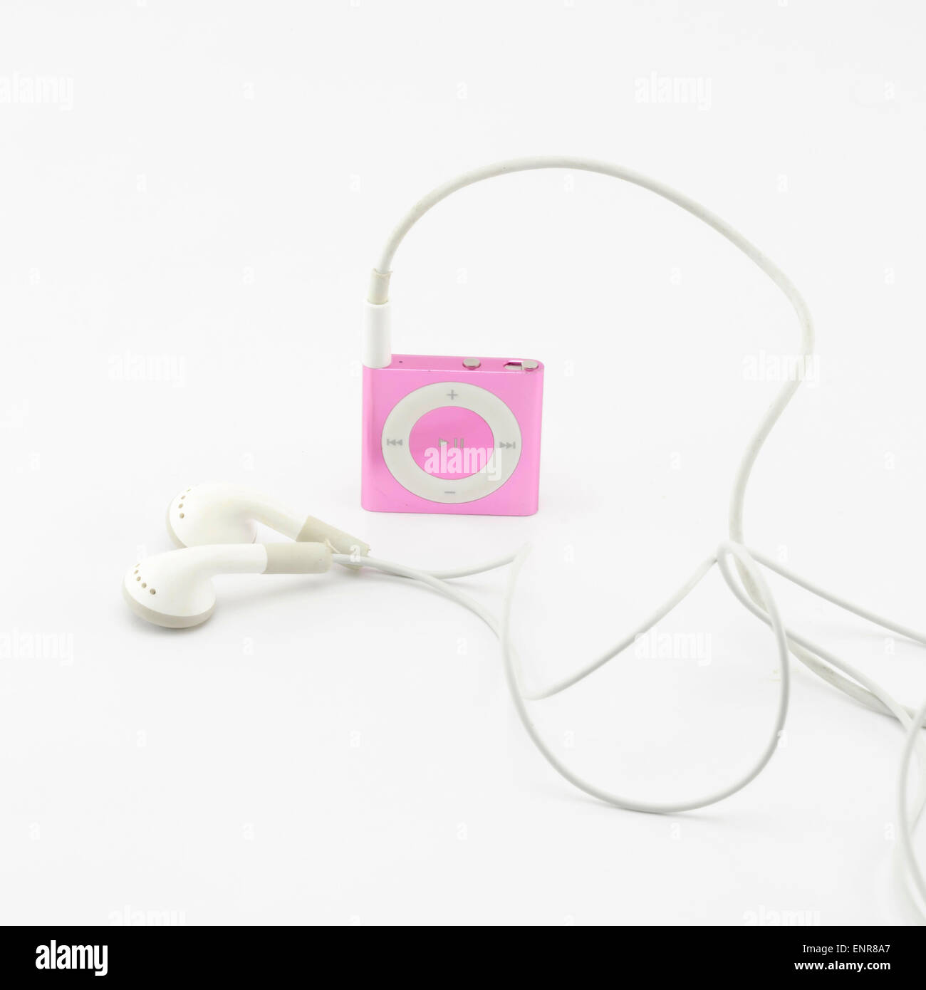 mp3 player isolated on white background Stock Photo - Alamy