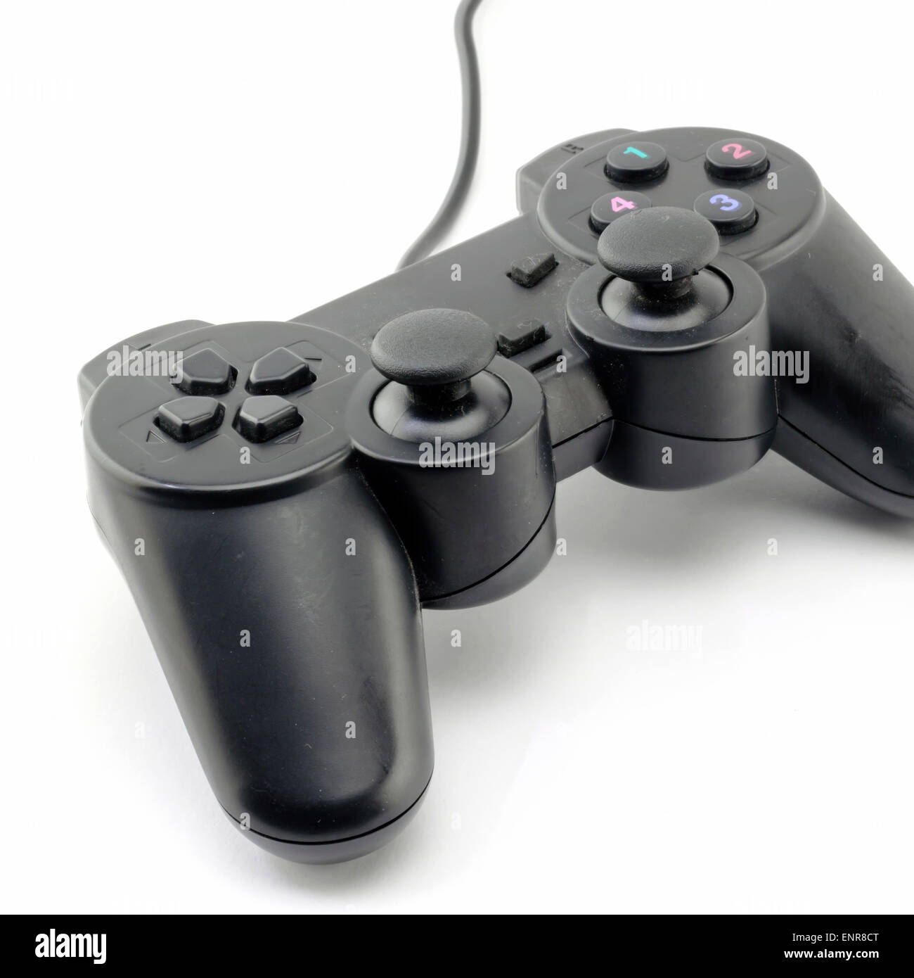 game controller isolated on white background Stock Photo - Alamy