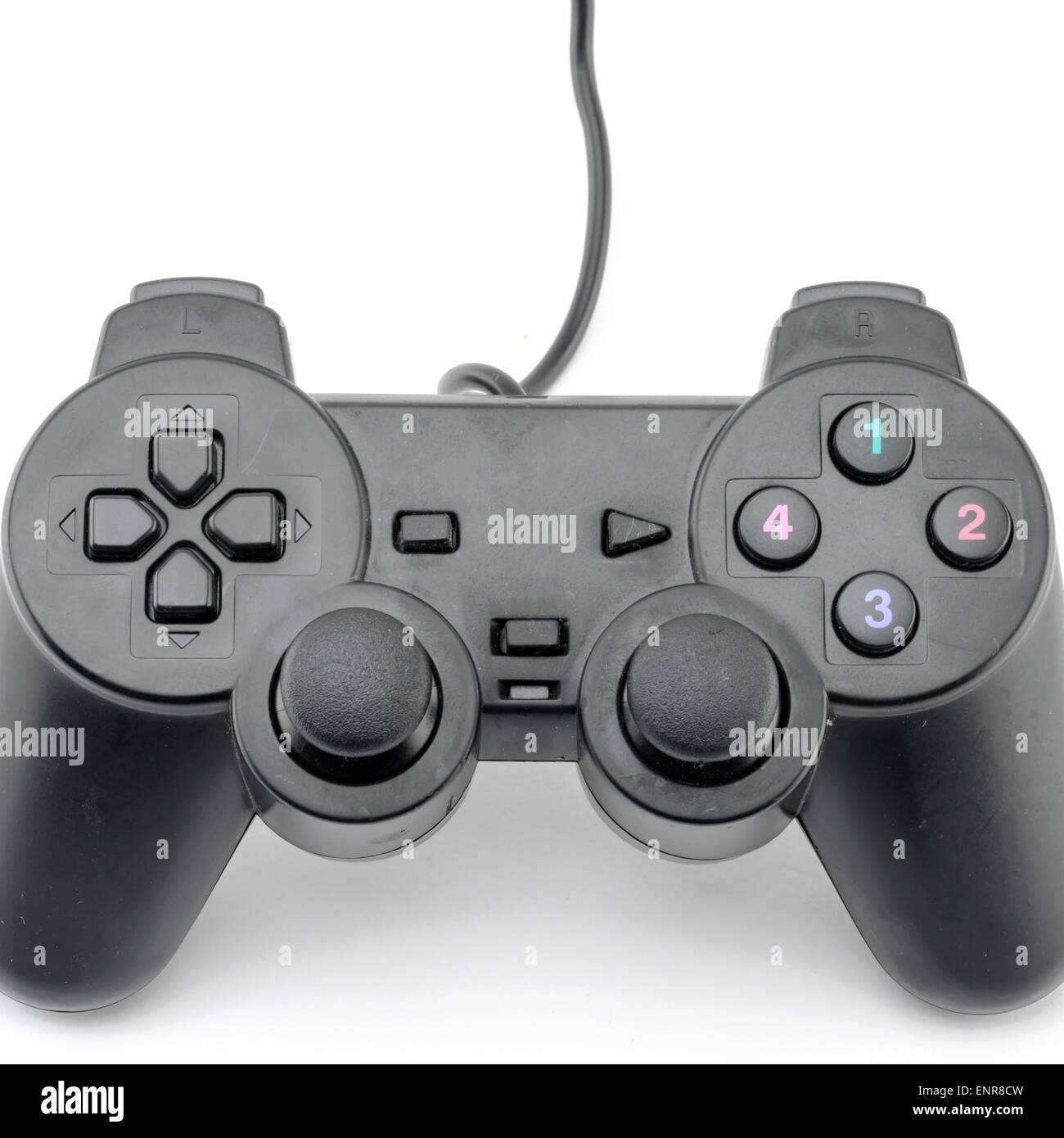 game controller isolated on white background Stock Photo - Alamy