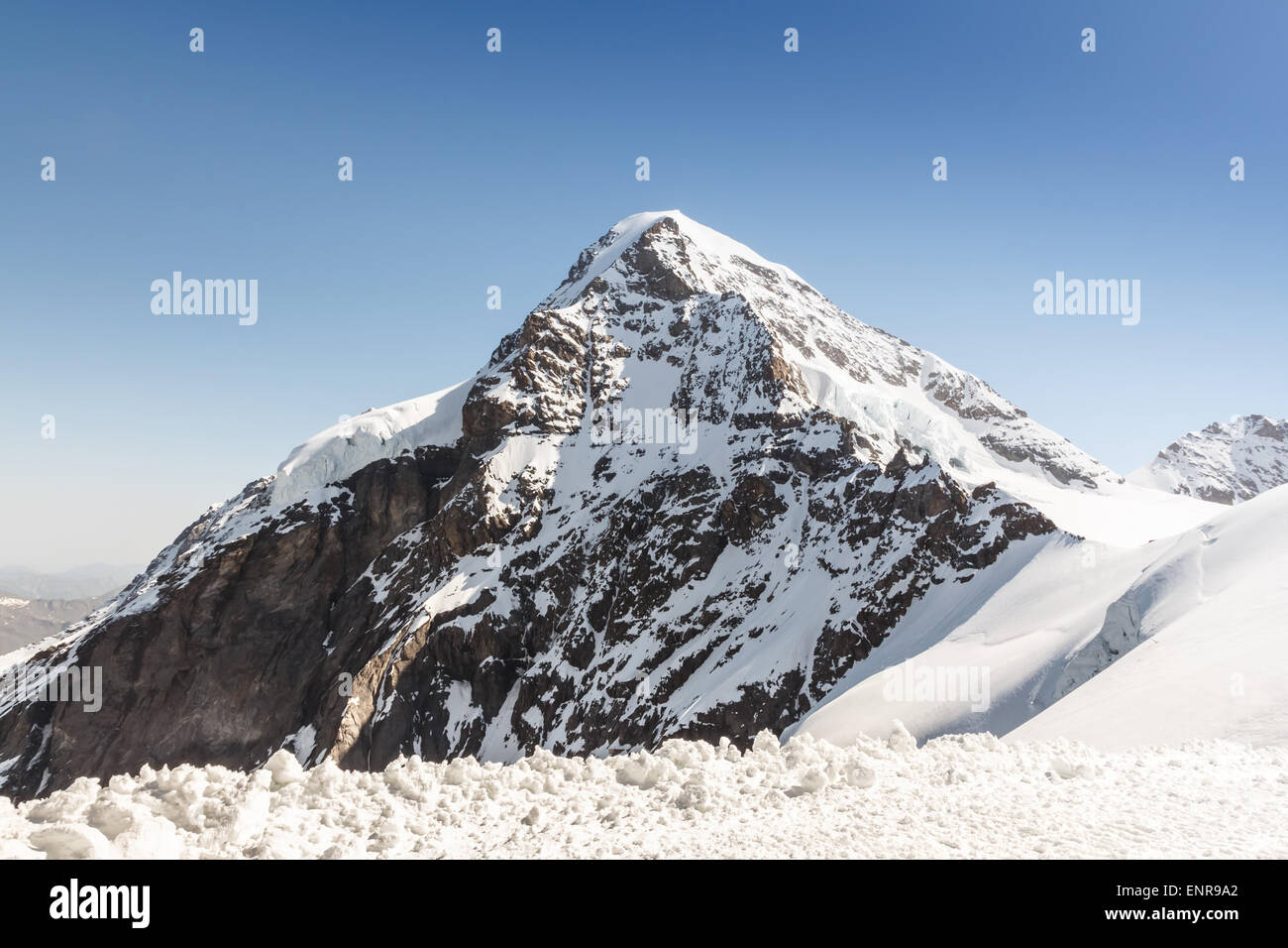 Swiss Alps mountain landscape, Jungfraujoch, Switzerland Stock Photo ...