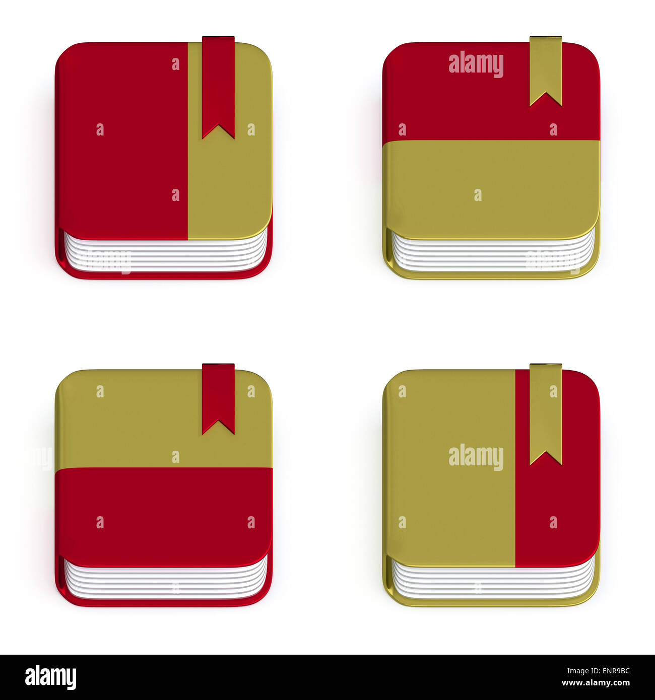 3D rendering of the paper blocks Stock Photo - Alamy