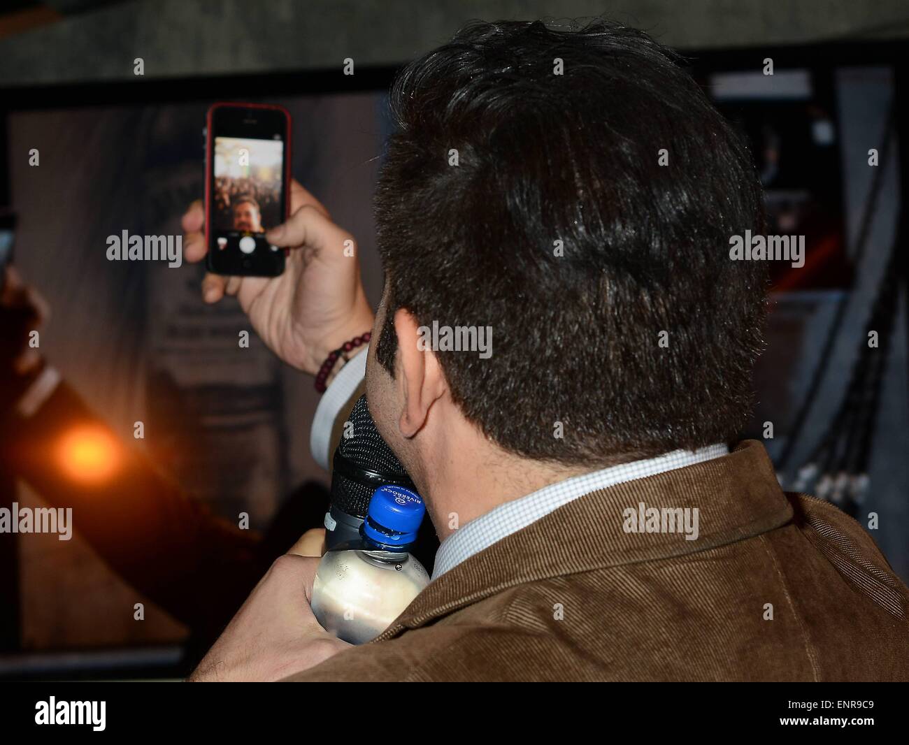 Lily Cole talks at the Web Summit while food critic Tom Parker Bowles ...