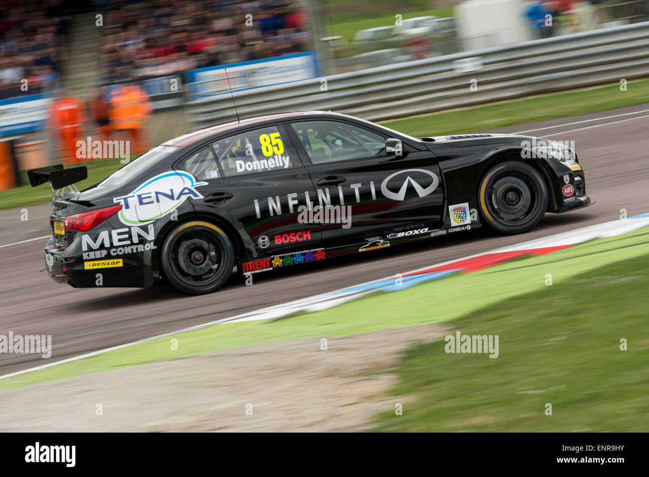 Thruxton, Andover, HAMPSHIRE, UK. 10th May, 2015. Martin Donnelly and ...