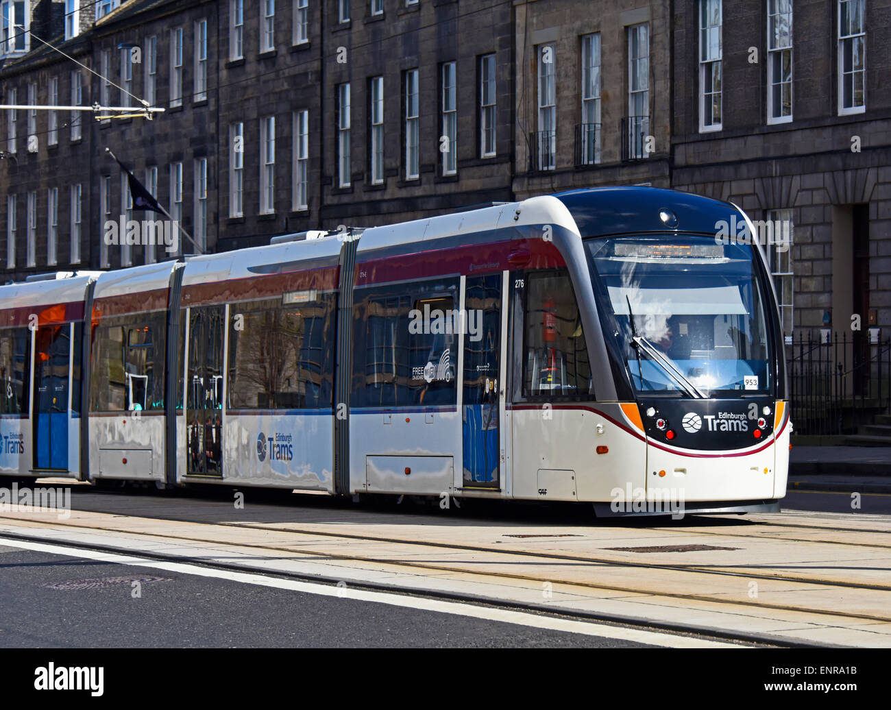 Edinburgh tram. York Place, Edinburgh, Scotland, United Kingdom, Europe ...