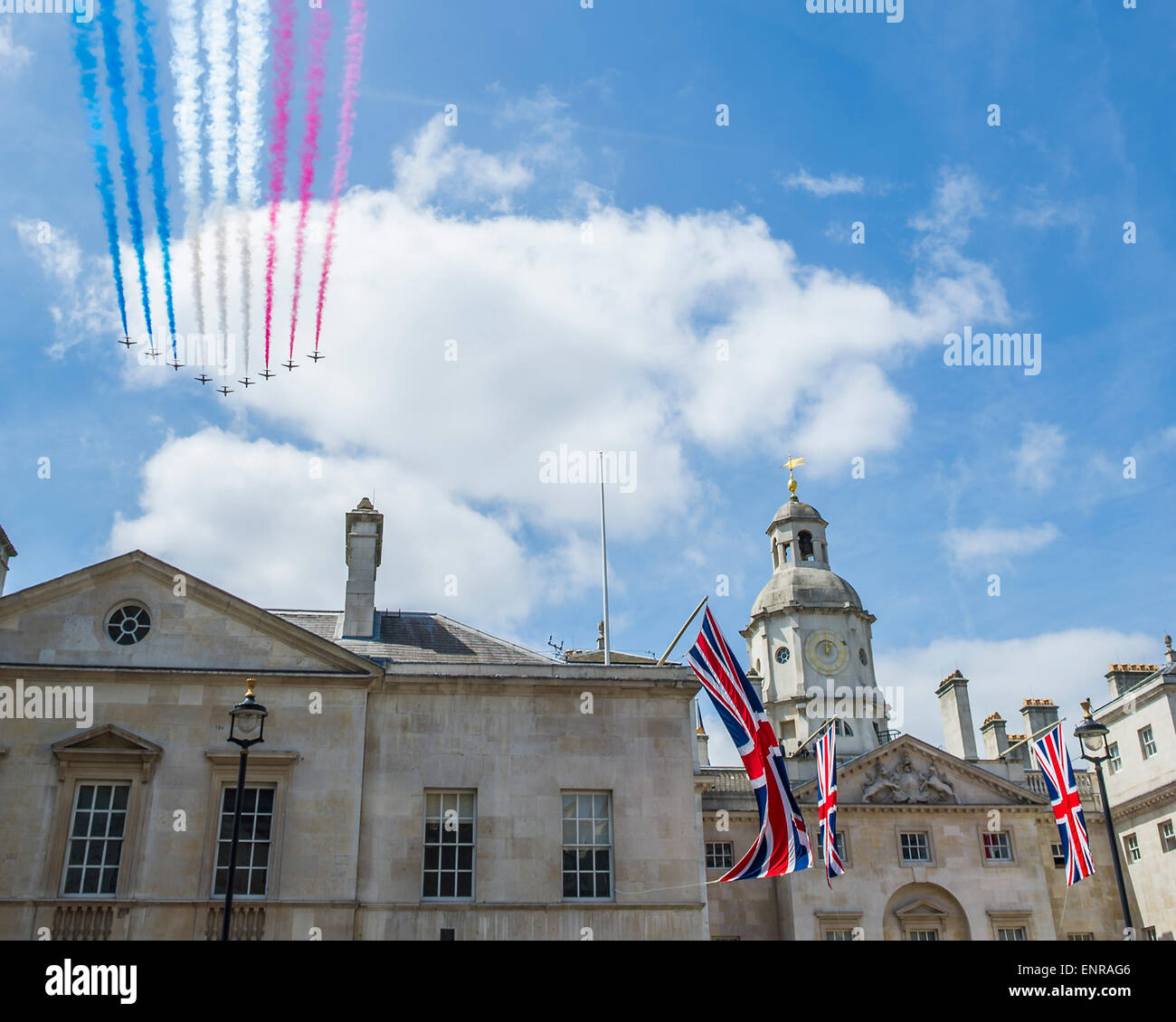 Raf flag flypast abbey hi-res stock photography and images - Alamy