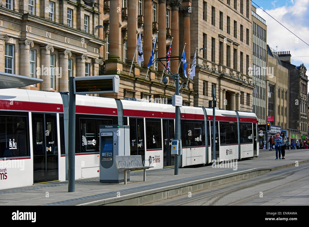 Edinburgh tramway hi-res stock photography and images - Alamy