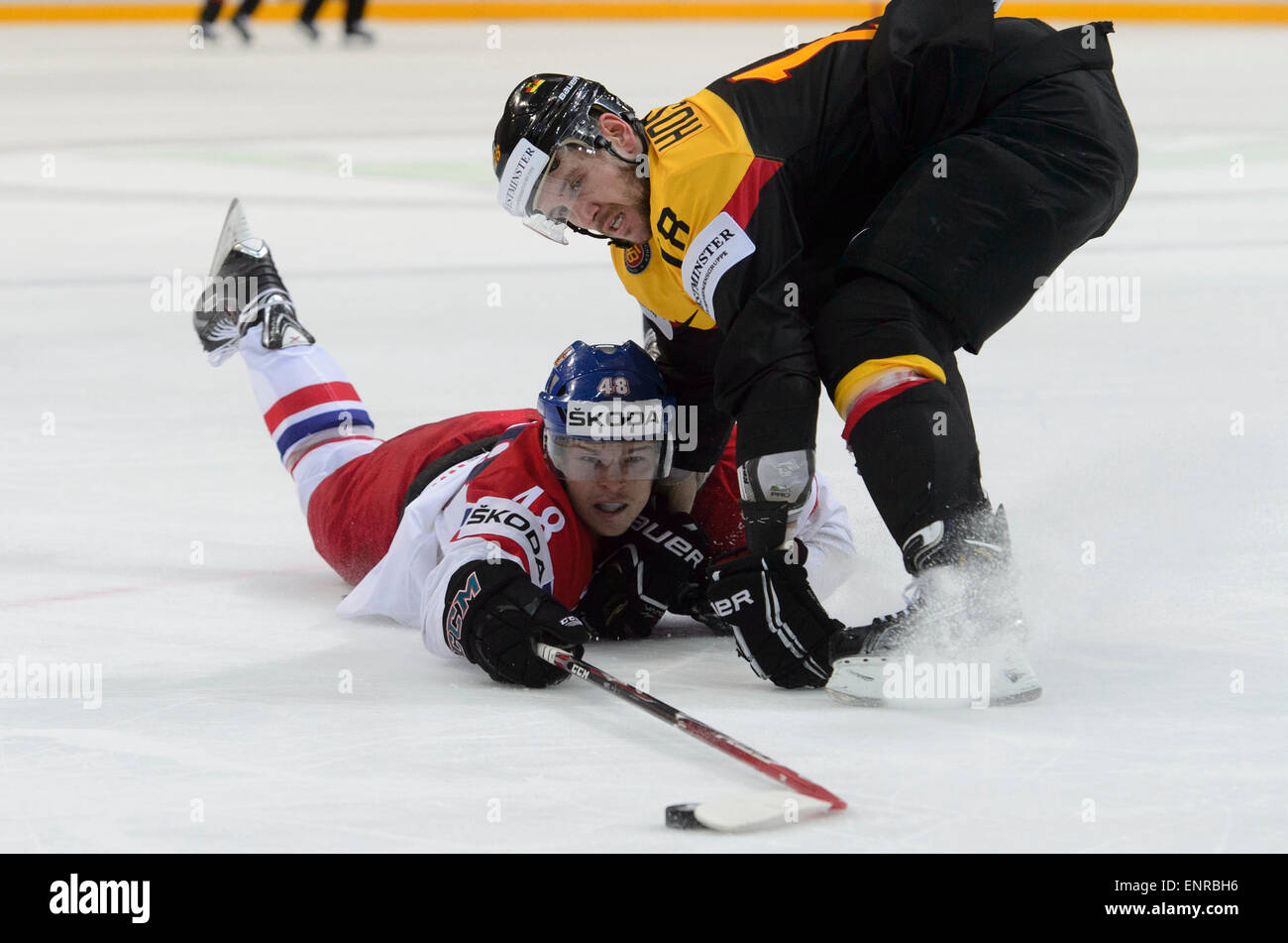 Prague, Czech Republic. 10th May, 2015. From left: Michal Jordan (CZE ...