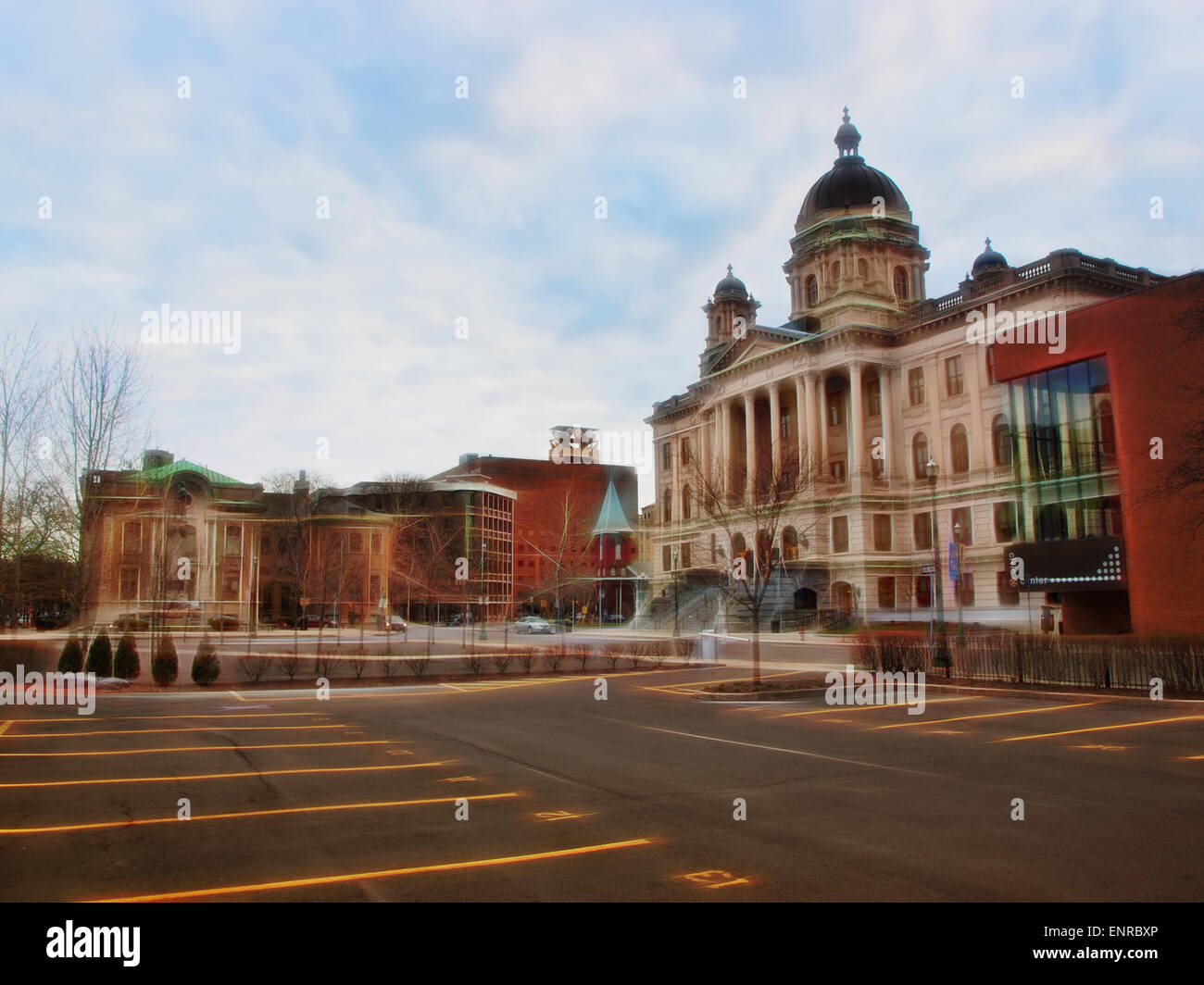 Columbus Circle, Syracuse, New York Stock Photo - Alamy