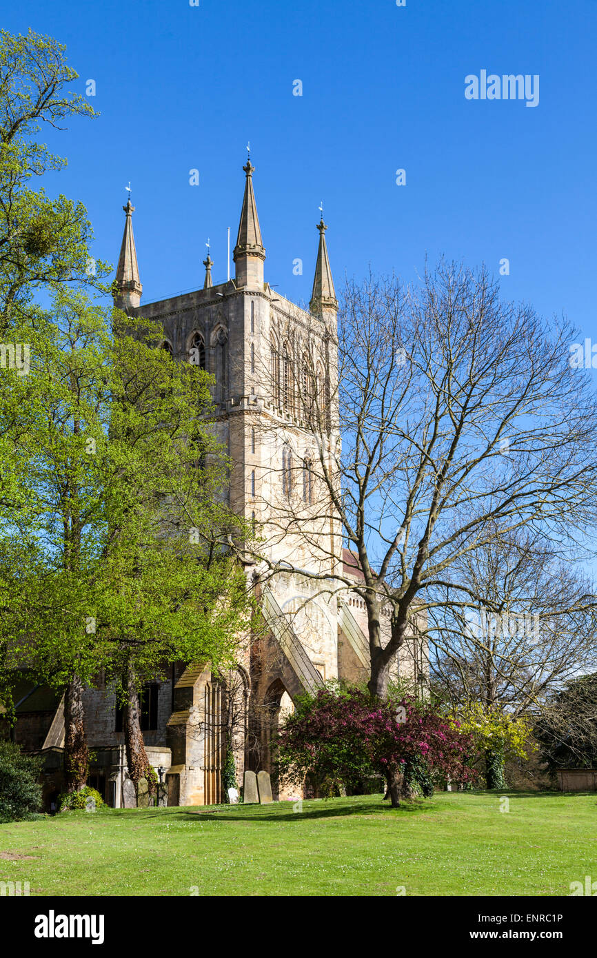 Pershore Abbey, Worcestershire, England Stock Photo - Alamy