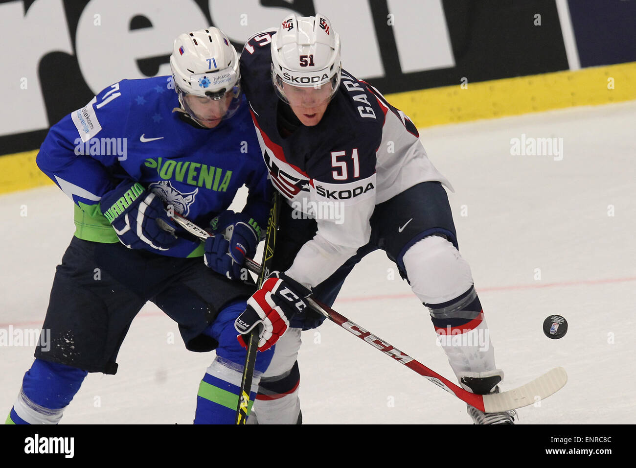 Ostrava, Czech Republic. 10th May, 2015. From left: Bostjan Golicic ...