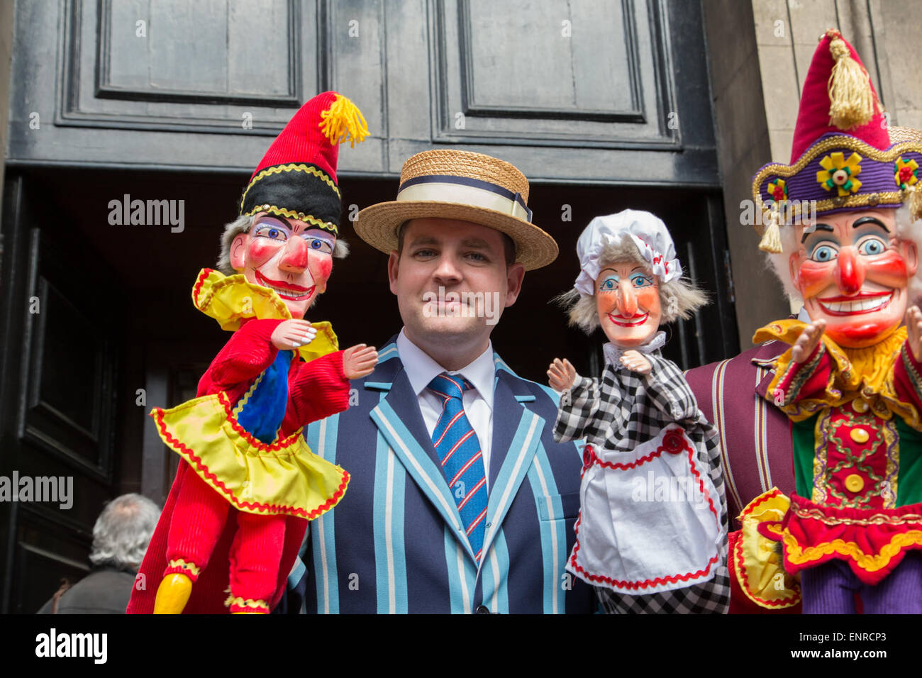 London, UK. 10th May, 2015. The annual Covent Garden May Fayre & Puppet ...