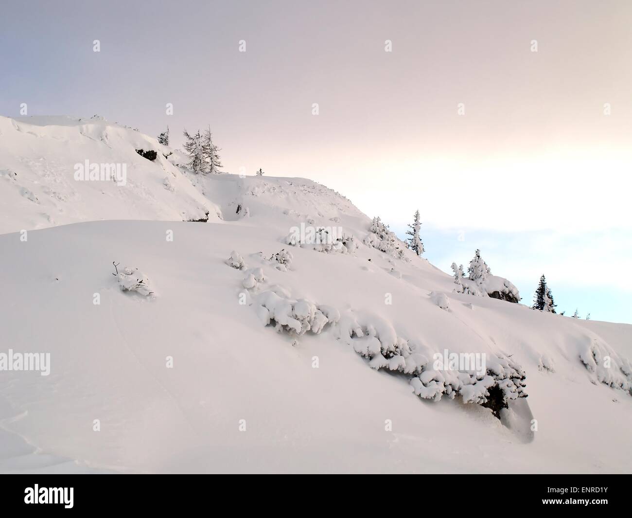 Landscape mountain snow covered hi-res stock photography and images - Alamy