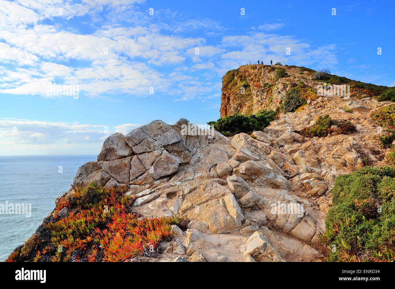 Rock cliffs by the sea (Portugal Stock Photo - Alamy