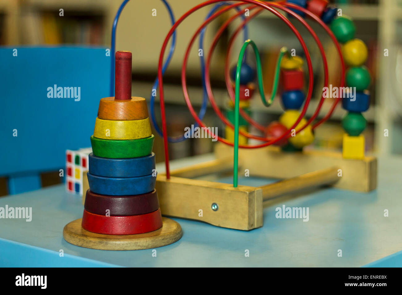 colorful game activity for children Stock Photo - Alamy