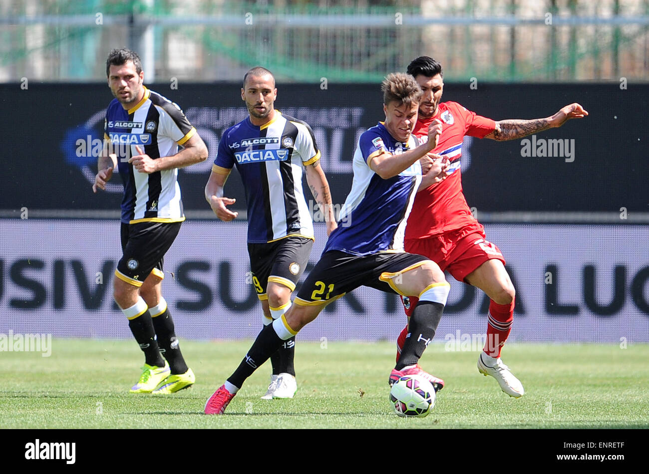 Udine, Italy. 10th May, 2015. Udinese's forward Charles Melker Otto ...