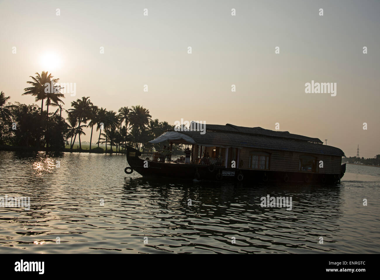 A Houseboat is known locally as 'Kettuvallam on the Manimala river ...