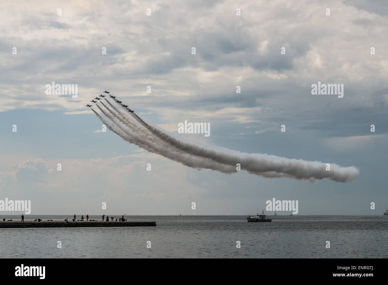 The Frecce Tricolori (literally "Tricolour Arrows"), is the aerobatic ...