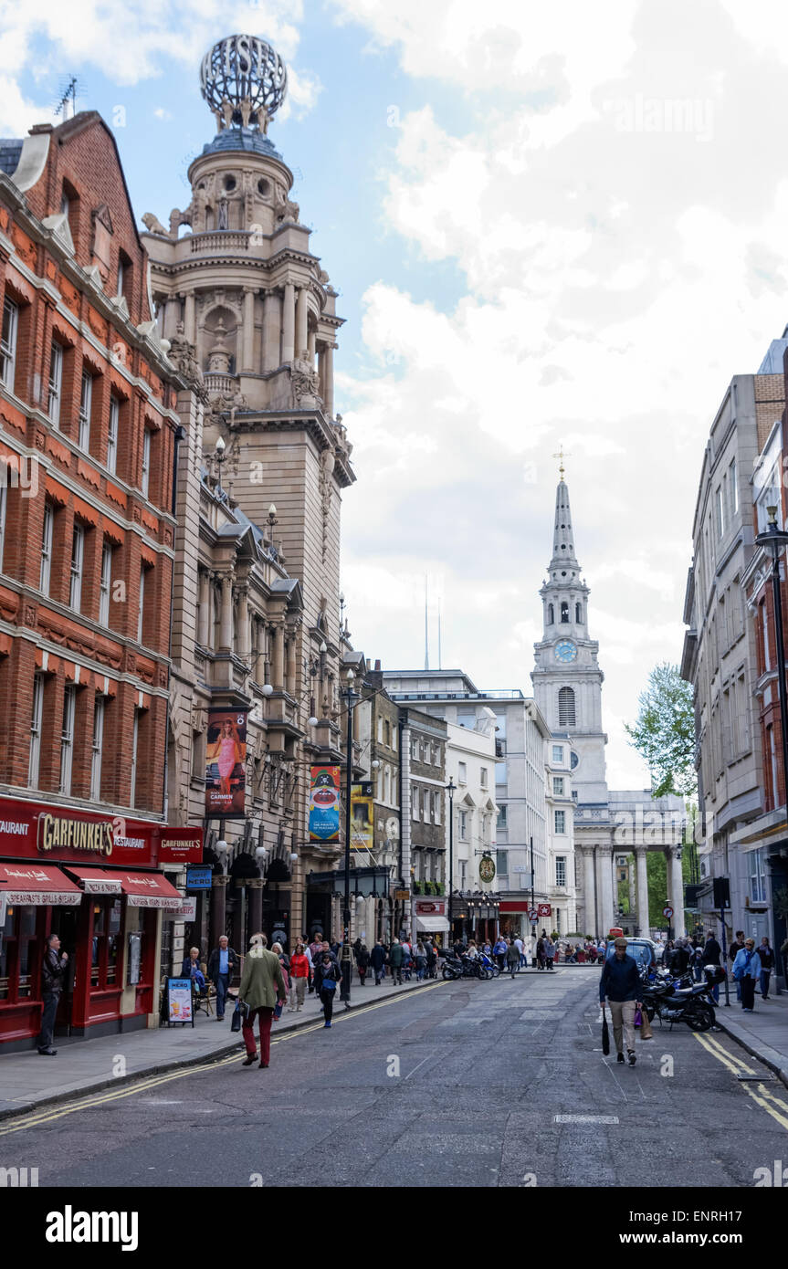 The London Coliseum (Coliseum Theatre) in St. Martin's Lane, London ...