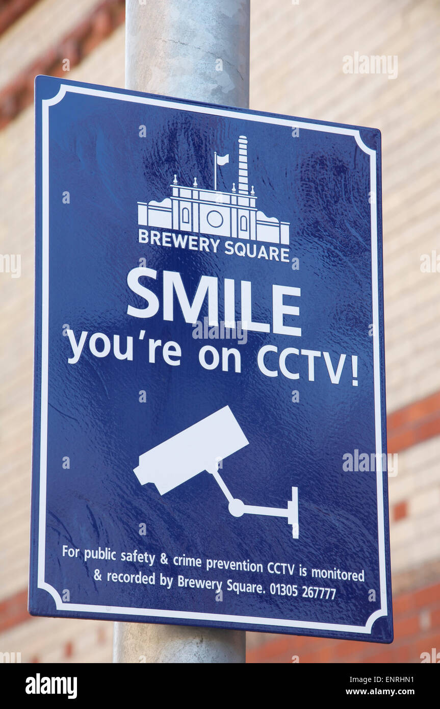 Quirky British humour. SMILE you're on CCTV. An amusing sign informs us ...