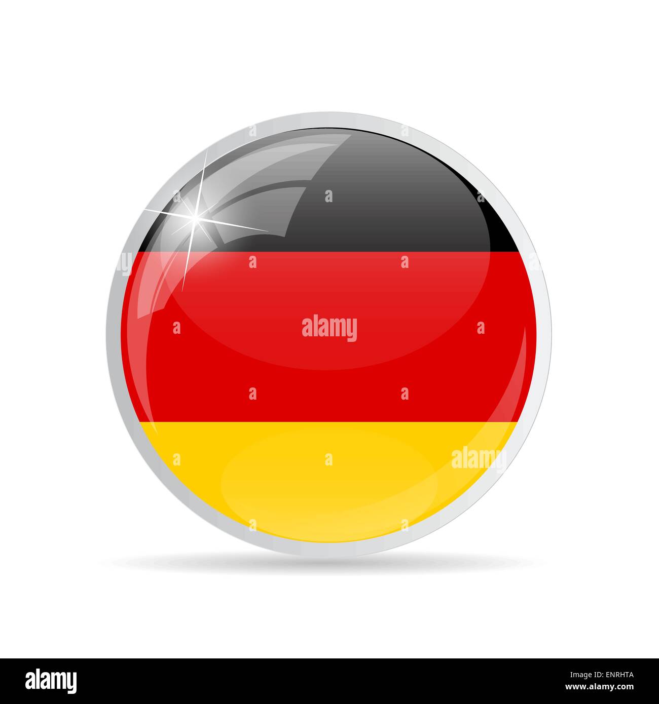 Round Flag Icon Vector Illustration EPS10 Stock Vector Image & Art - Alamy