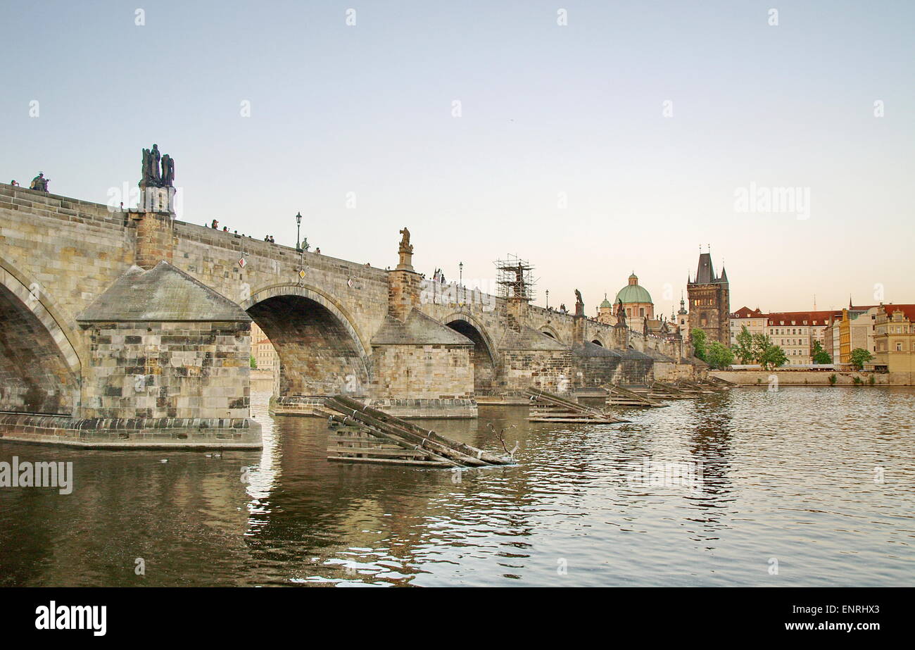 Statue gothic charles bridge hi-res stock photography and images - Alamy