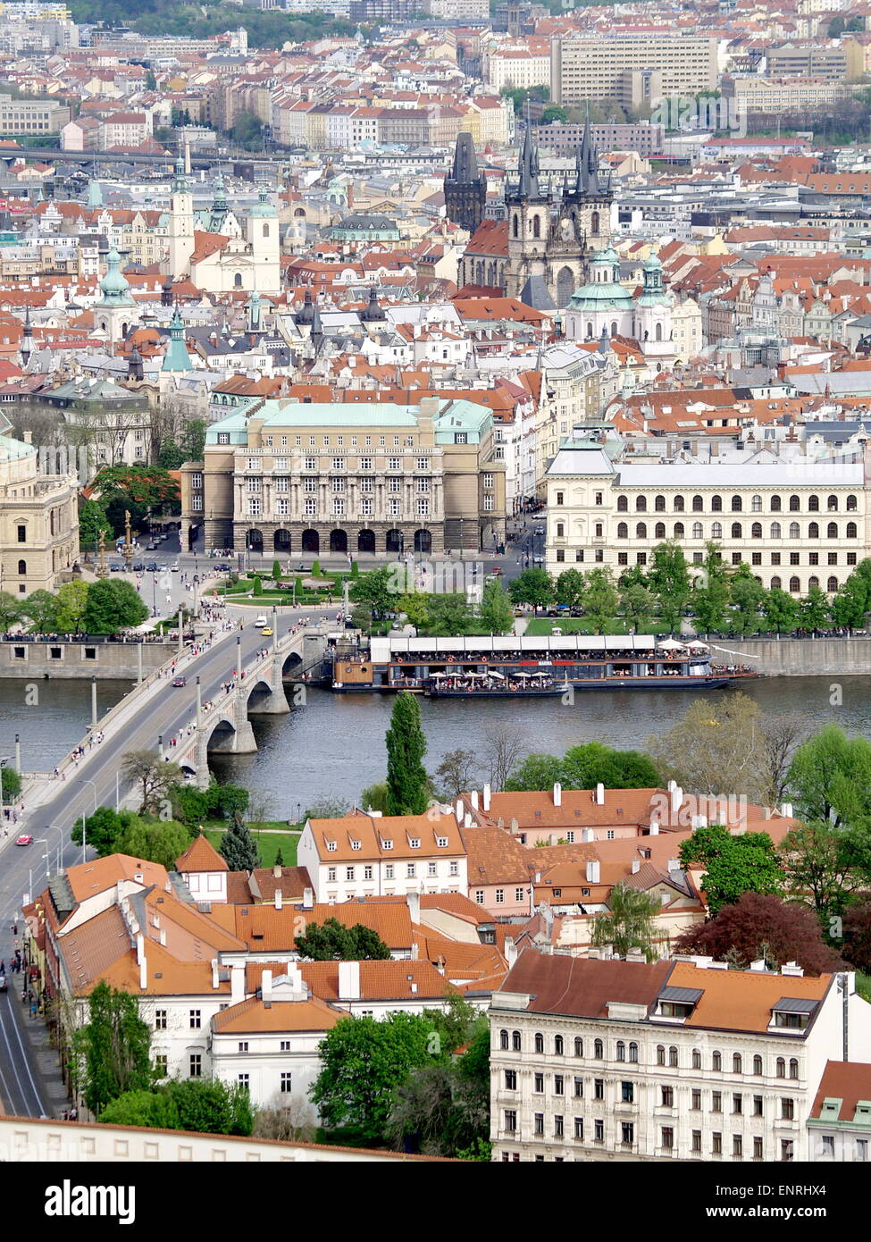 City of Prague from above Stock Photo - Alamy