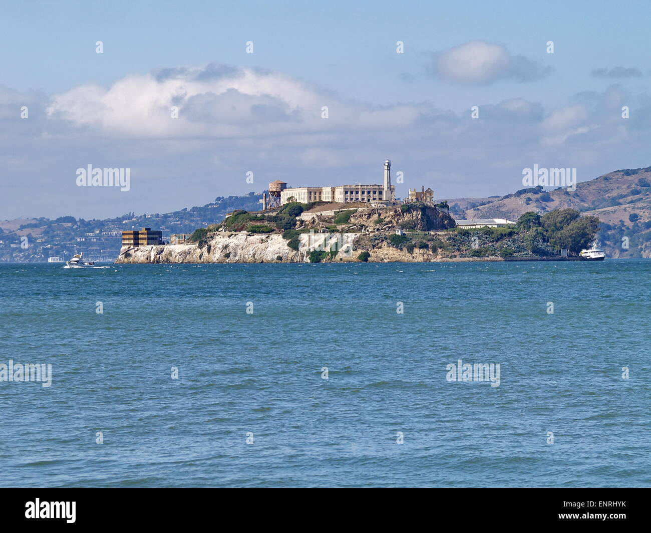 Alcatraz and sail boat hi-res stock photography and images - Alamy
