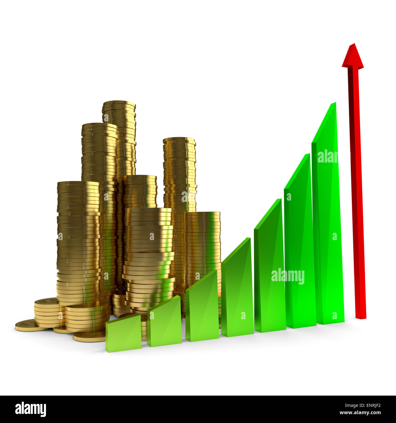 Gold chart and graph hi-res stock photography and images - Alamy