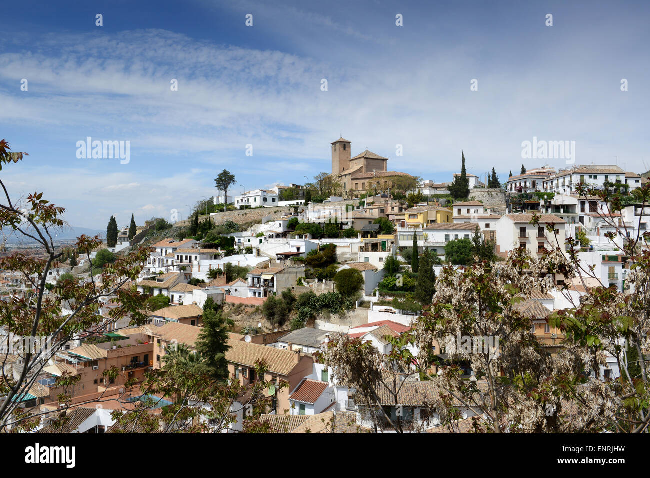 Albaicin in Granada Andalusia Spain Stock Photo - Alamy