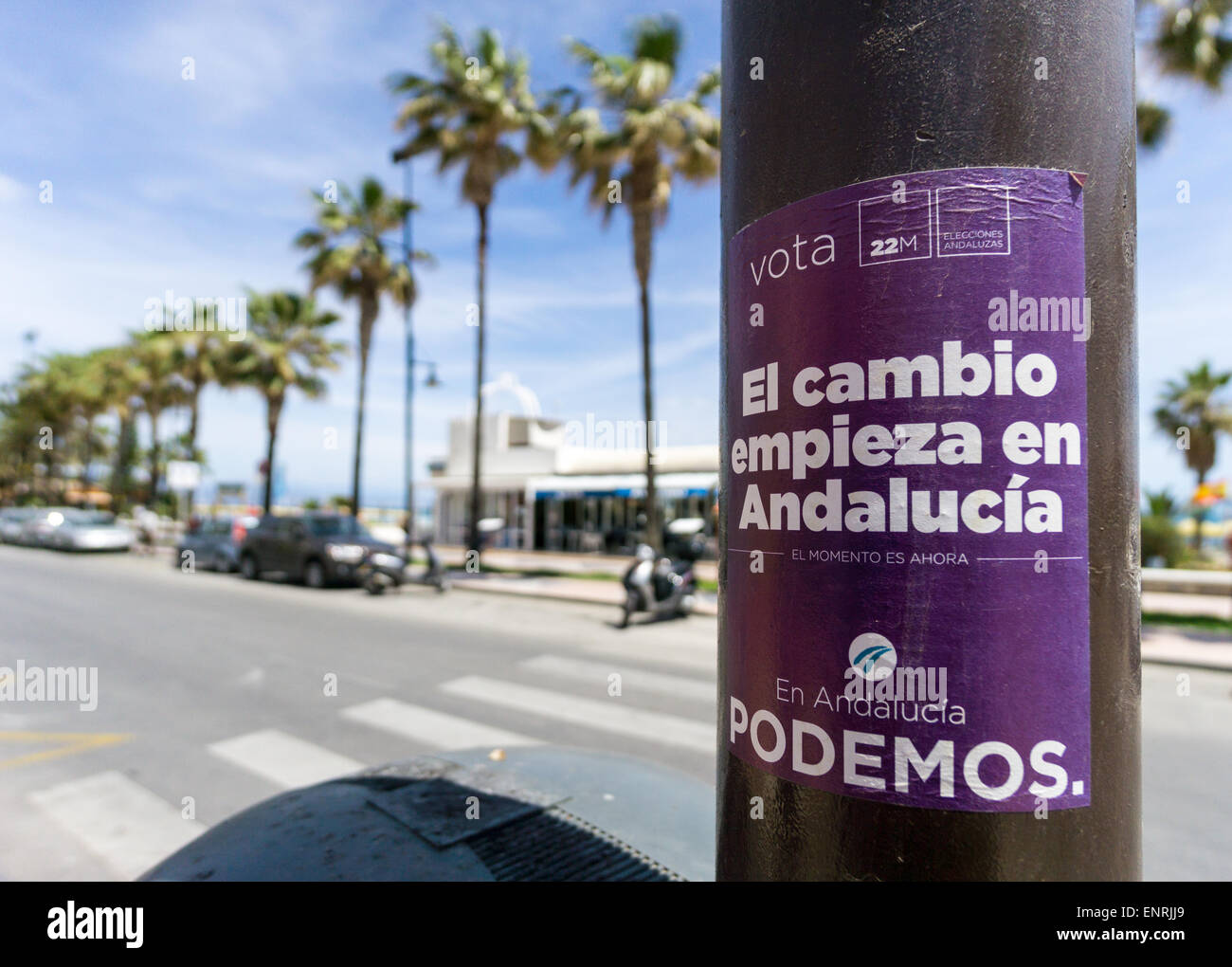 Lamp post sticker hi-res stock photography and images - Alamy