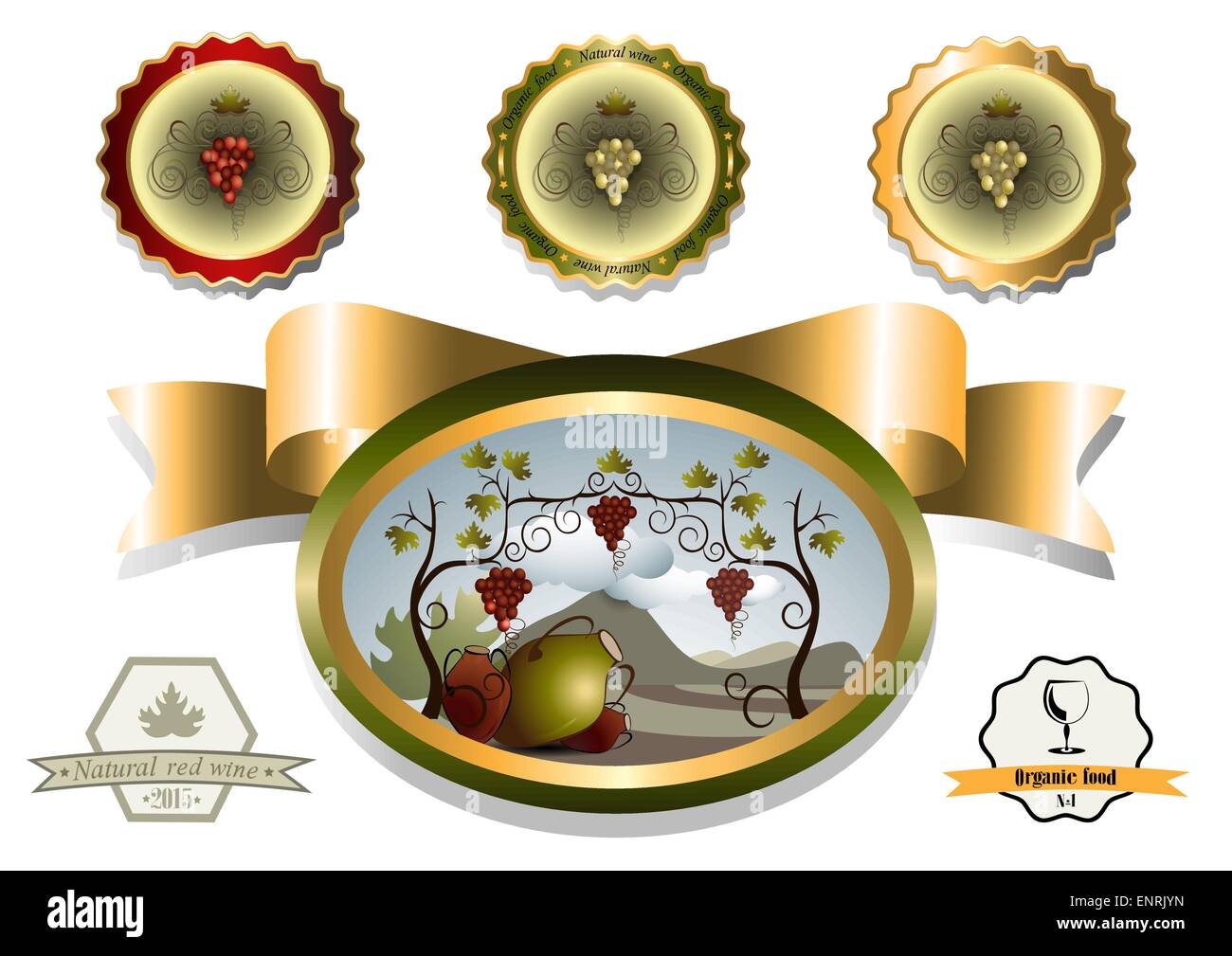 Original forms for labels Stock Vector Image & Art - Alamy