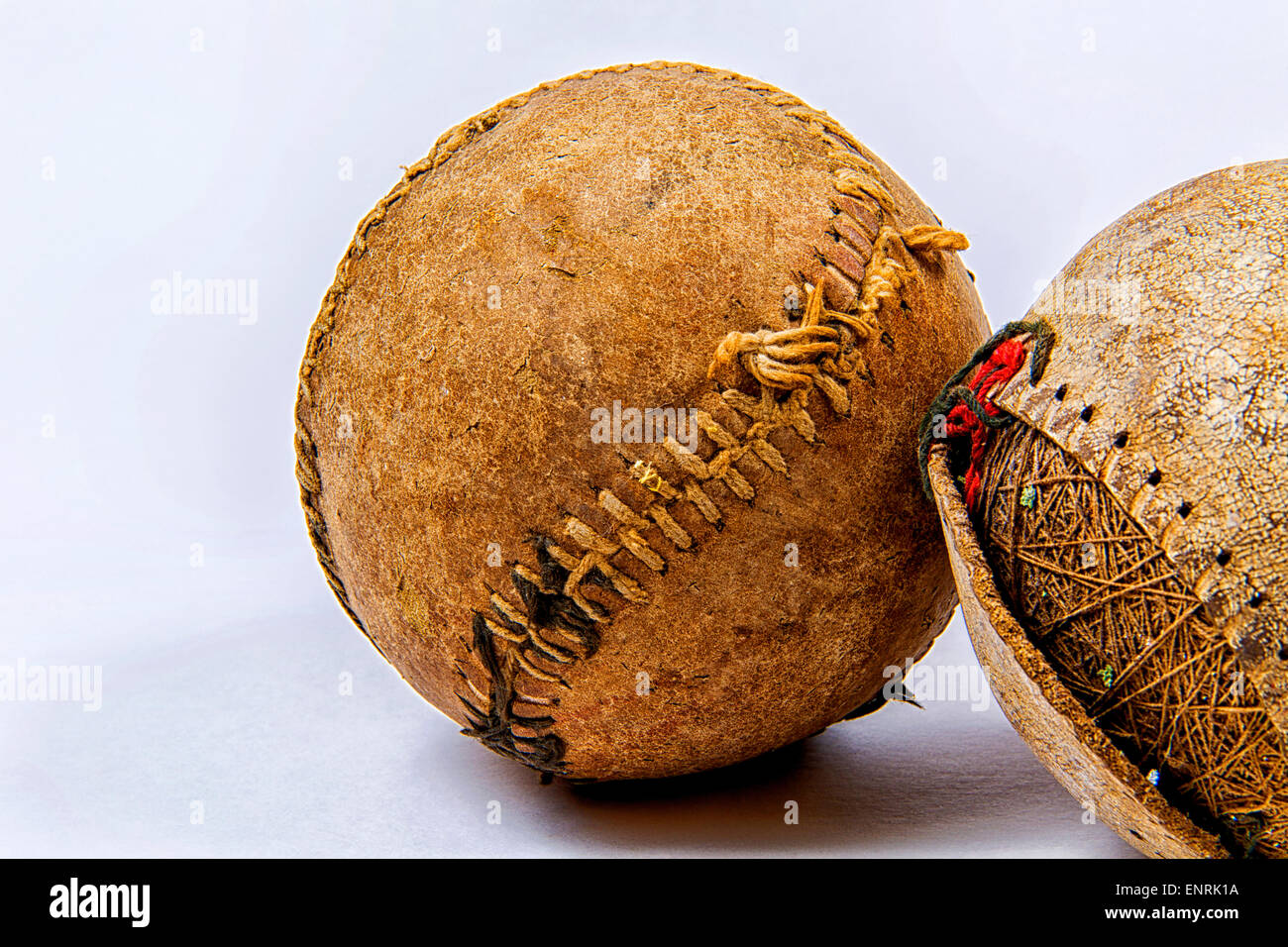 Old baseballs hi-res stock photography and images - Alamy