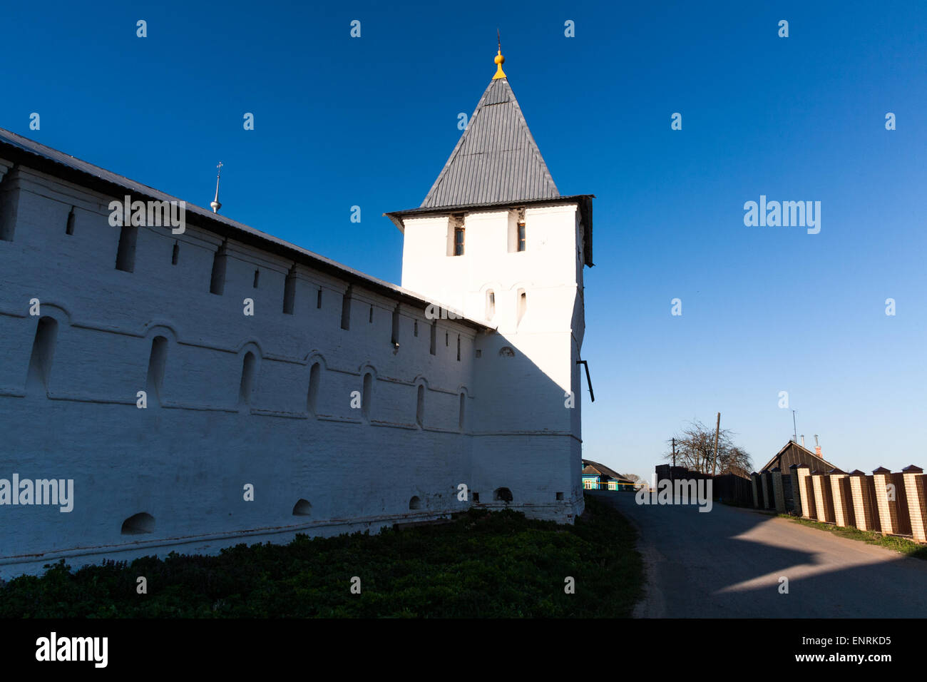 monastery walls and towers Stock Photo - Alamy