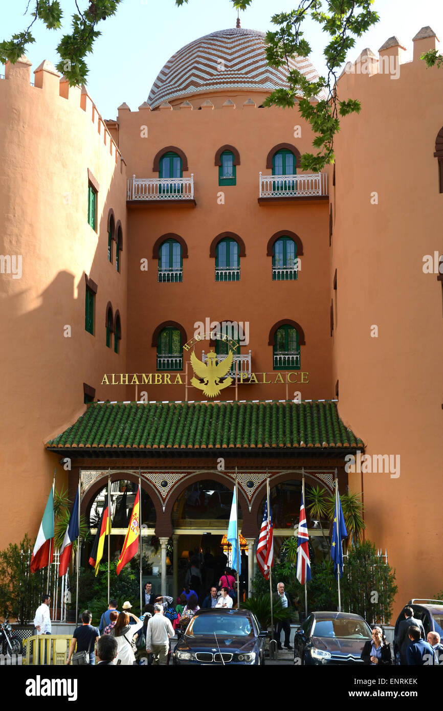 Alhambra Palace Hotel Granada Andalusia Spain Stock Photo - Alamy