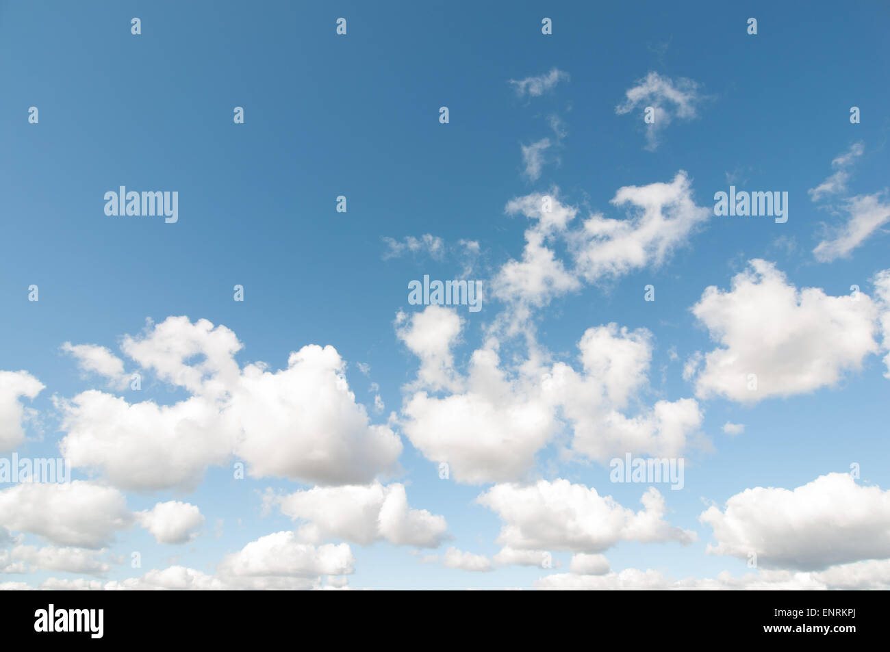 A blue sky with scattered clouds hi-res stock photography and images ...