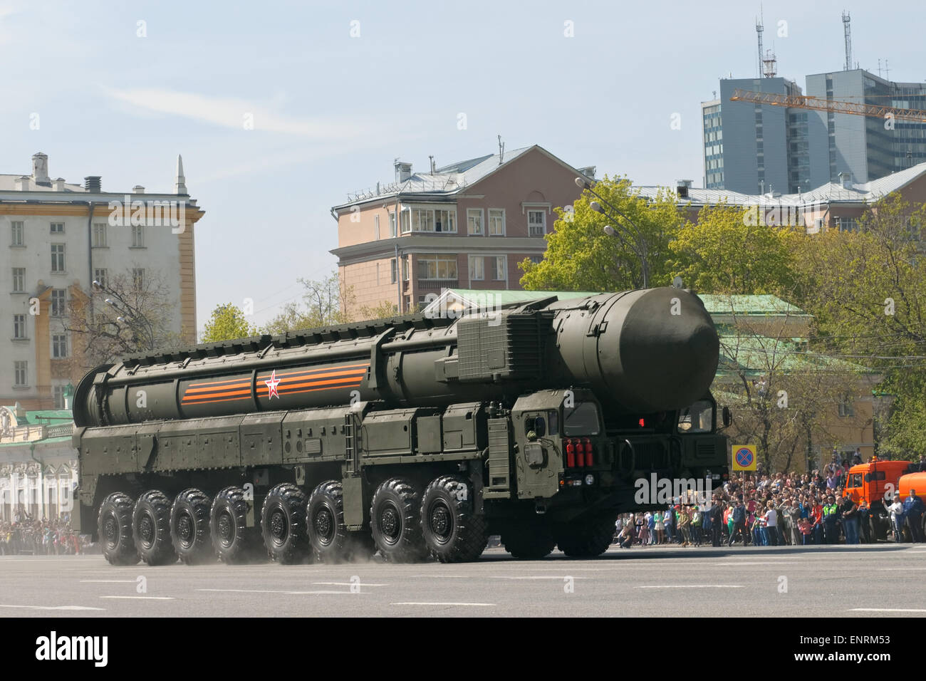 Military parade in Moscow, celebration of 9th May, 2015. Moscow, Russia ...