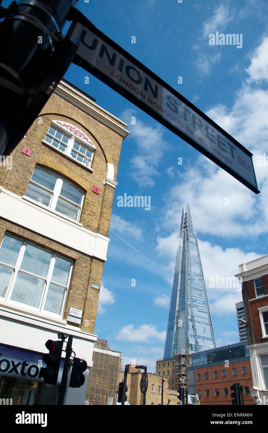 A View of The Shard from Union Street in Southwark, SE1, London ...