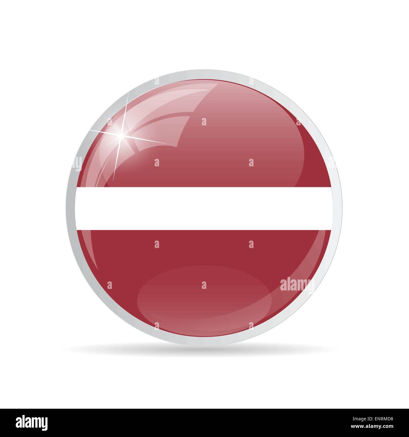 Round Flag Icon Vector Illustration EPS10 Stock Vector Image & Art - Alamy