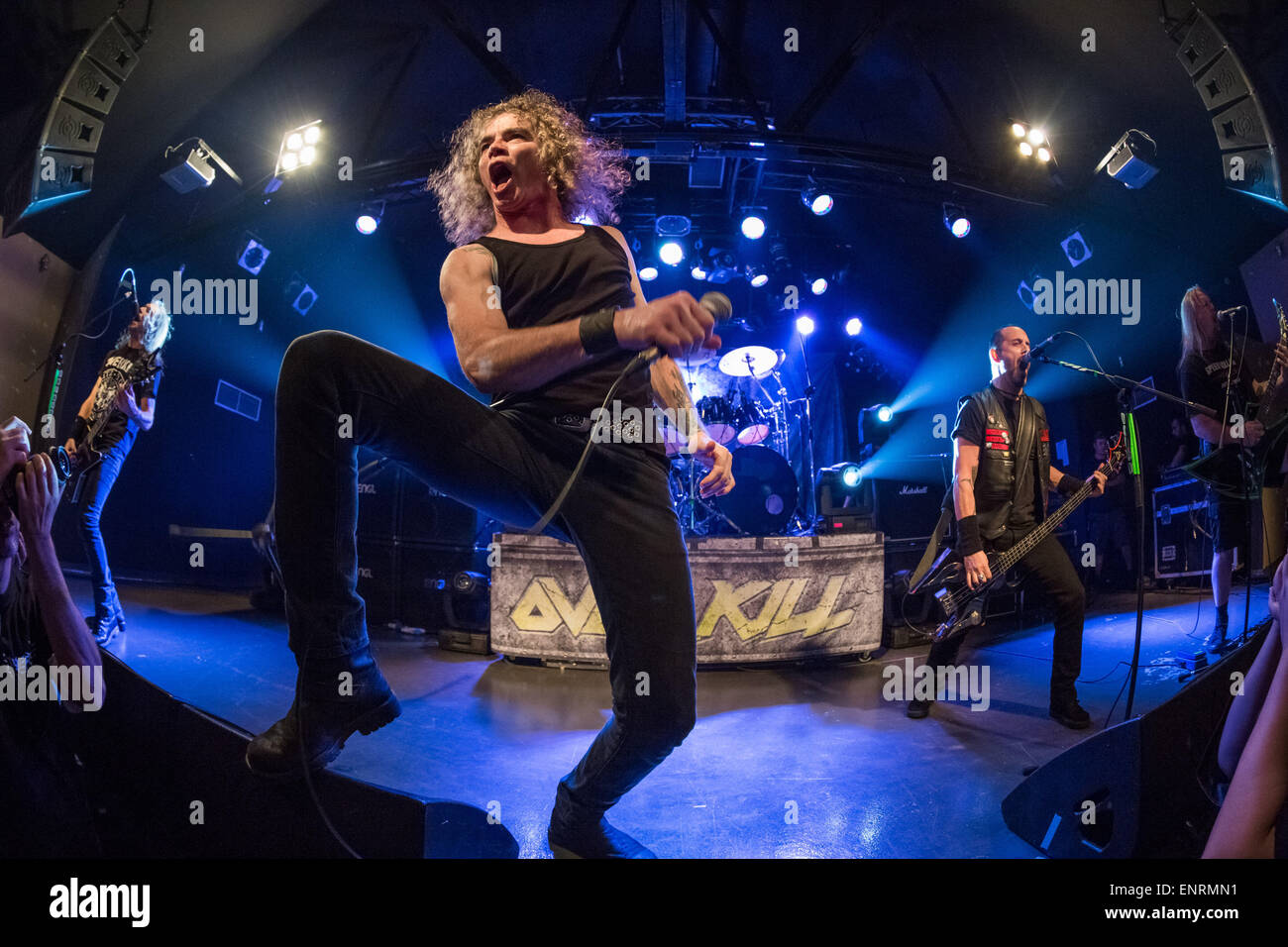 Lisboa, PORTUGAL: Overkill performing live at Paradise Garage in Lisboa ...